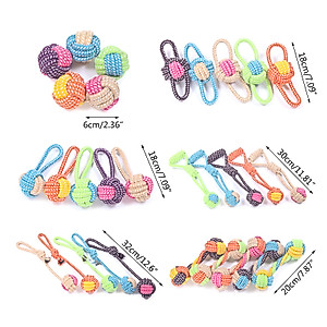 Bydezcon Toy for Dogs Tossing Molar Improving Pet Digestion Molar Chew Toy Great Dental Chew Toy Cotton Rope