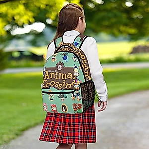 Rwillppycfei Women Backpack Animal Cute Crossing Backpack Large Storage Shoulder Backpack Perfect Casual Daypack Classical Basic Business Computer Bag