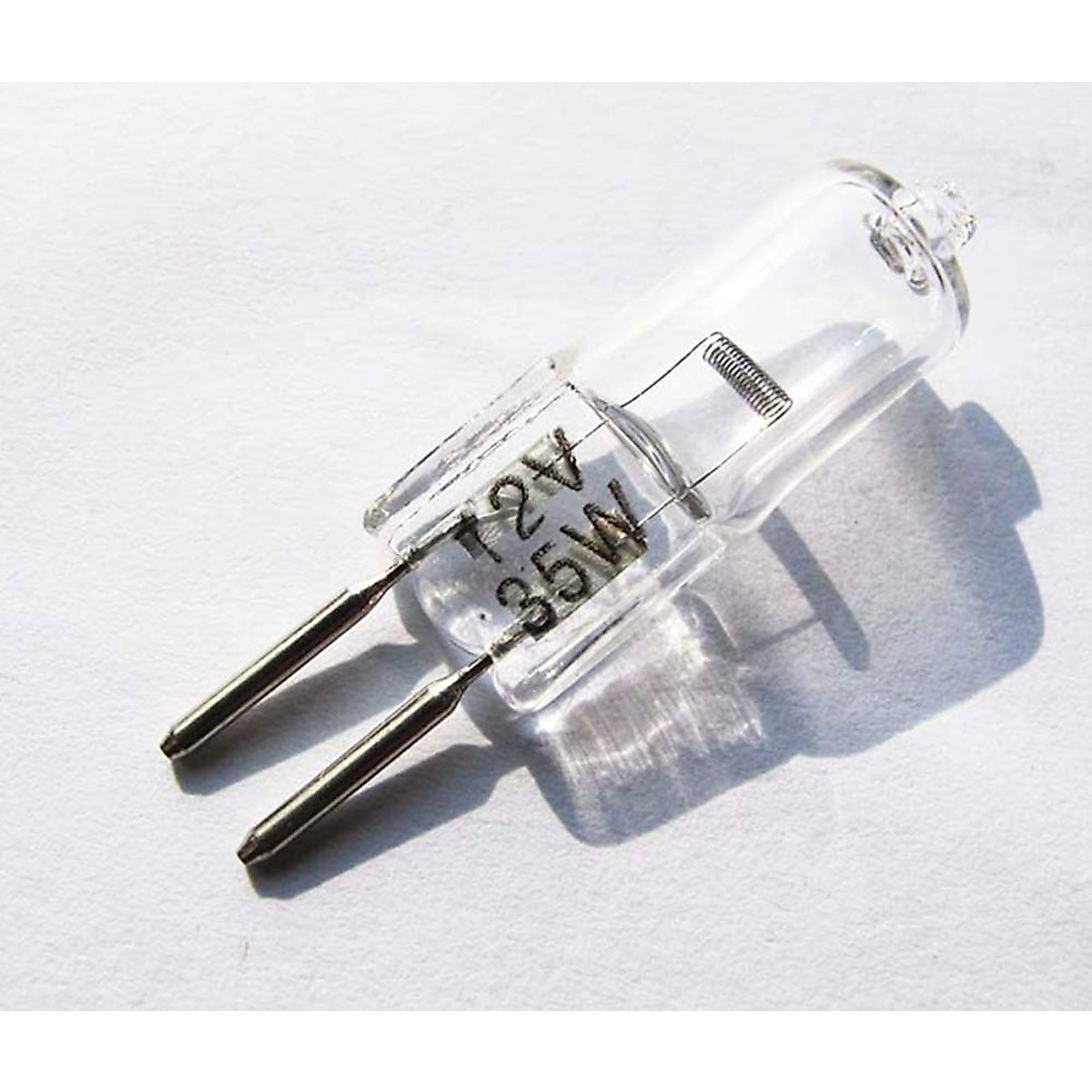 35W Halogen Bulbs G5.3 35 Watt G5.3 12V 35W Halogen Bulbs JC Bi-Pin Base Light 35 Watt 12 Volt Halogen Lamp for Home Lighting,Clear Glass Lens,Warm White 2700K,10 Pack