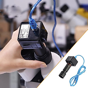 Handheld Digital Microscope Accessories 5MP USB Industrial Microscope Camera Digital Electronic Eyepiece C-Mount Adapter Ring Microscope Accessories (Color : Package A)