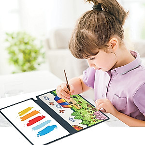 Dumanasen Dry Erase Whiteboard Notebook, 9.4"x6.6" Reusable White Board, Portable Desk Whiteboard for Meeting & Business, Perfect for School, Home, Office (Baby Pink)