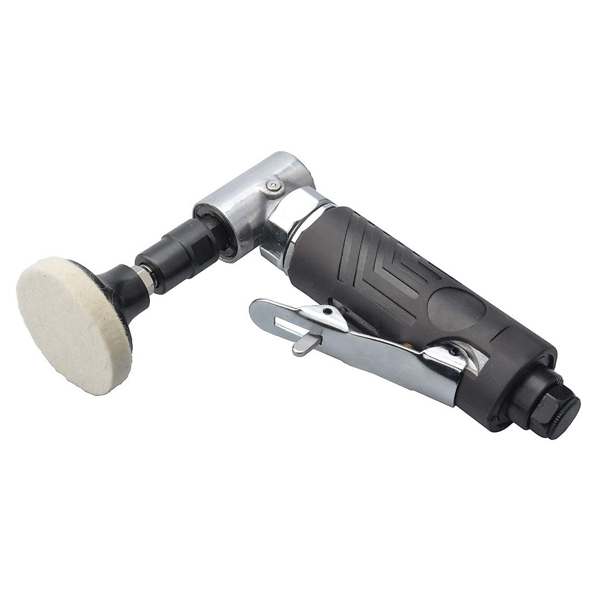 PROSHI 1/4 inch angle air die grinder with 4 pcs 2" roll lock sanding discs