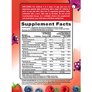 Nature's Truth Kids Multivitamin Gummies with Probiotics | 60 Count | Berry Punch Flavor | Vegetarian, Non-GMO, and Gluten Free Supplement