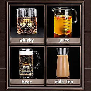 Whiskey Balls Reusable Stainless Steel Metal Ice Sphere Cubes Beverage Chilling Rocks Whiskey Stones for Red Wine, Bar Beer, Scotch, Vodka Drinks