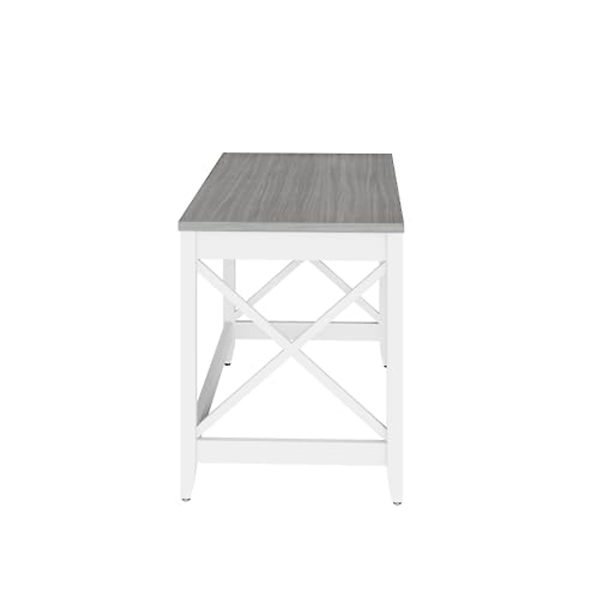 Alera ALEWSF4824GY 47.24 in. x 23.62 in. x 29.53 in. Farmhouse Writing Desk - Gray