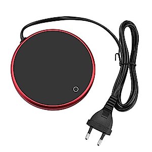 Pasamer Cup Warmer Pad,Electric Cup Warmer Pad Desktop Tea Coffee Milk Mug Heater Coaster Tray 220-240V(01)