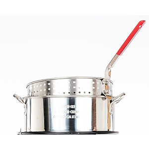 King Kooker KK2S Stainless Steel Deep Fry Pan with Lid