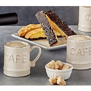 IMUSA USA 6pc 3oz Beige CAFÉ Espresso Cups