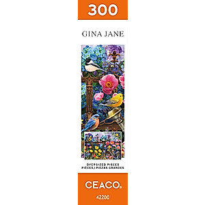Ceaco - Gina Jane - Hydrangeas - Oversized 300 Piece Jigsaw Puzzle