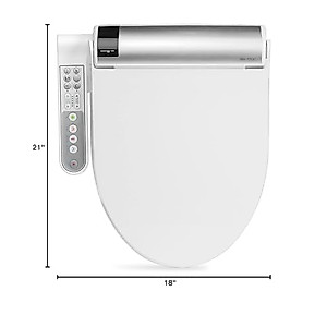 Bio Bidet Round White Bliss BB-1700 Bidet Toilet Seat
