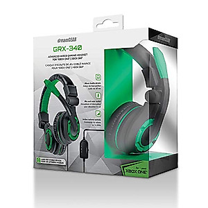 dreamGEAR: GRX-340 Advanced, Wired Stereo Gaming Headset for XBOX One Includes Inline Dual Volume Control For Chat and Game Sounds. Also works with PS4, and other systems