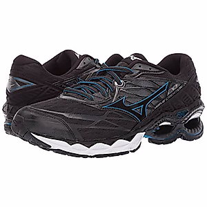 Mizuno Men's Wave Creation 20 Running Shoe, Black, 10.5 D US
