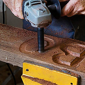 ARBORTECH TURBO Shaft | Ø 20 mm Freehand Power Carving Attachment for Angle Grinder | IND.FG.500