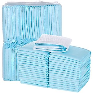 Payanwin 100 Pack Disposable Changing Pads Baby Disposable Underpads Waterproof Diaper Changing Pad Breathable Underpads Bed Table Protector Mat, 17.8 Inches x 13 Inches