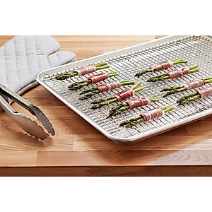 Fox Run Stainless Steel Cooling Rack, 12 x 17 x 1 inches, Metallic
