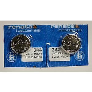 2 x Renata Battery 344 SR1136W