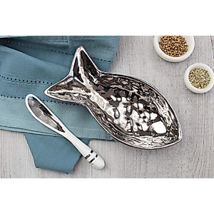 Pampa Bay Get Gifty Bowl and Spoon Set, Fish Design