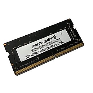 parts-quick 8GB Memory Compatible with Alienware Area-51M 1RX8 DDR4 SODIMM 2666MHz RAM
