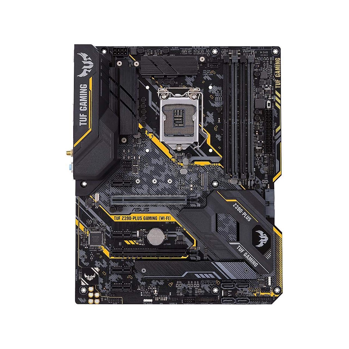 ASUS TUF Z390-Plus Gaming (Wi-Fi) LGA1151 (Intel 8th and 9th Gen) DDR4 DP HDMI M.2 Z390 ATX Motherboard 802.11ac Wi-Fi USB 3.1 Gen2