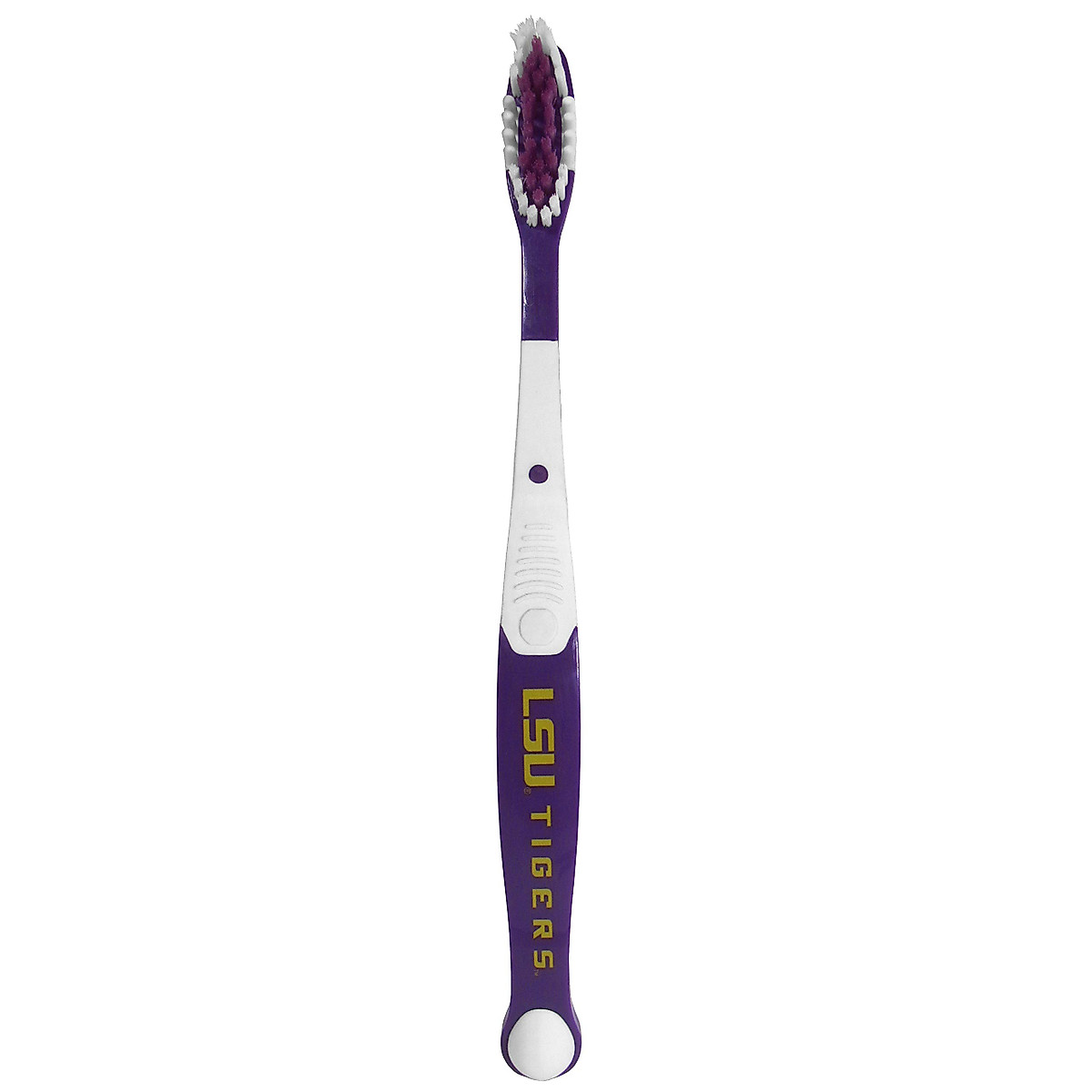 Siskiyou Sports NCAA LSU Tigers Unisex Travel Set Toothbrush and Travel Case, White, One Size
