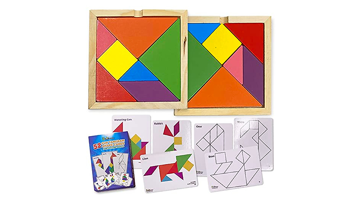 3 Bees & Me Tangram Puzzle Toys for Kids & Adults