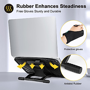 Parblo PR 100 Universal Tablet Stand, Adjustable from 10 to 16 inch for Drawing Tablets, Monitors, Compatible with iPad, Microsoft Surface Pro Series, Laptop