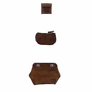 Hide & Drink, Leather Wedding Ring Holder & Money Travel Purses - Proposal Ring Pouch - Card Keychain & Change Pouches Handmade