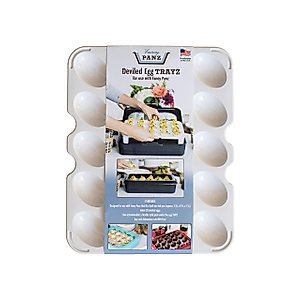 Fancy Panz Deviled Egg Trayz Insert for use with Fancy Panz Classic, Premium & 2in1. Holds 20 eggs