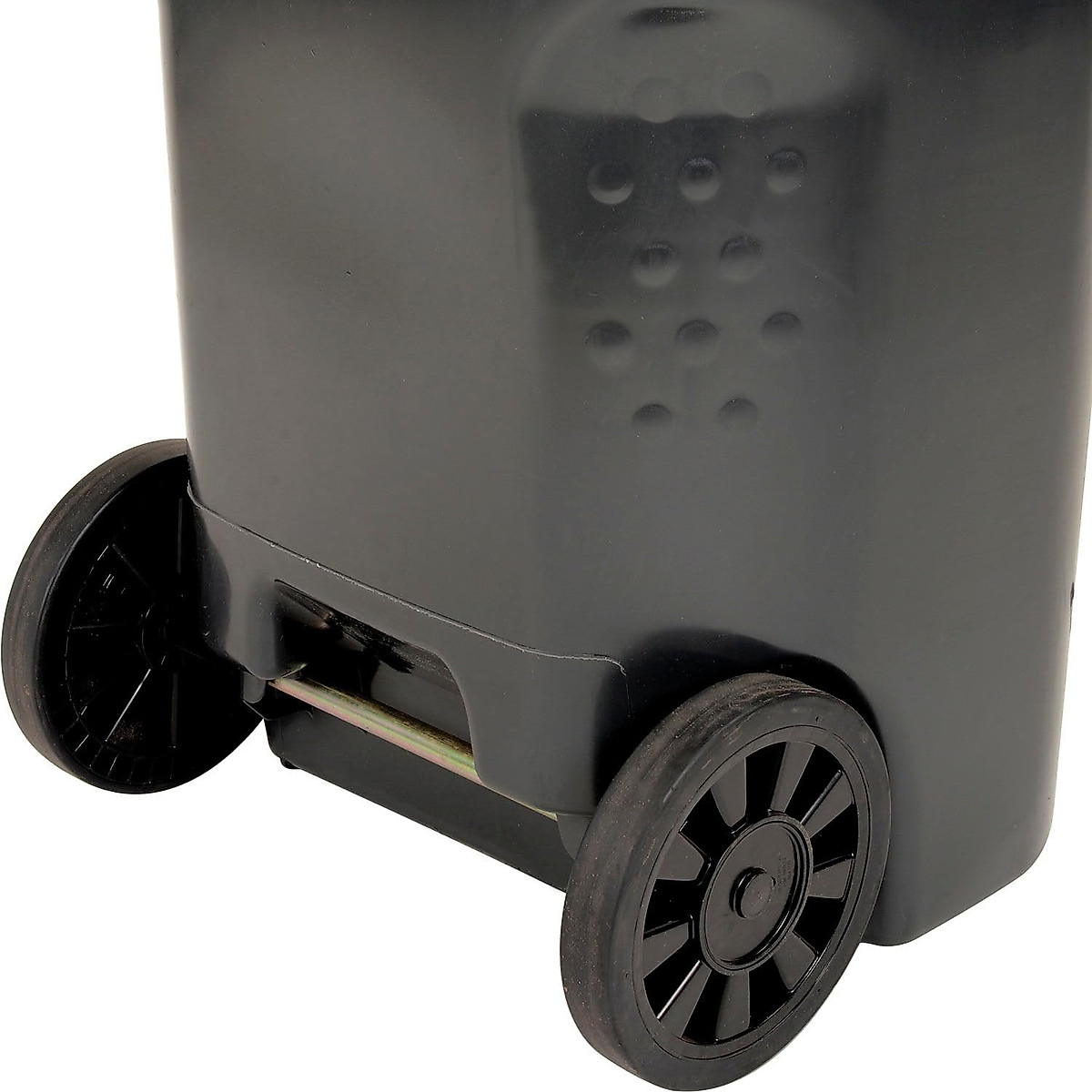 OTTO Mobile Heavy Duty Trash Container, 65 Gallon, Gray