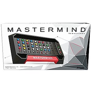 Pressman PRE-3018-06J Mastermind Strategy Game of Codemaker vs. Codebreaker, 5", Multi-colored