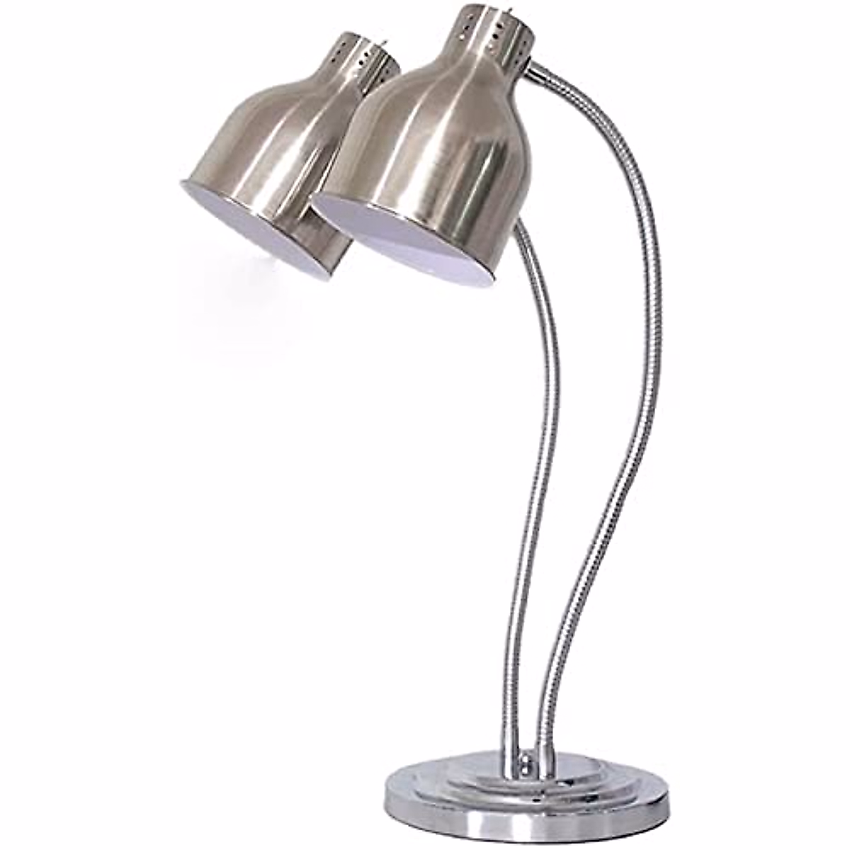 QQXX 360°Rotation Double Bulbs Food Warmer Lamp,Metal Double Bulbs Buffet Display Heating Preservation E27 Food Heat Lamp,Portable Food Lamps Commercial Fries Fried Food Heating lamp(220-250V)