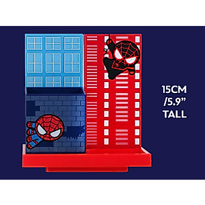 Paladone Spiderman Official Licensed Comic Book Desktop Organizer, Gamer and Comic Series Fan Decor and Gift, Nostalgic Marvel Superhero Desk and Table Accessory