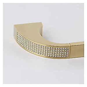 Towel BAR Rack Towel Rail for Bathroom,Copper Crystal Toilet Towel Rail Rack,Towel Holder Bathroom Hand Towel Holder Hanger Wall Hanging Kitchen Towel Bar Storage Shelf