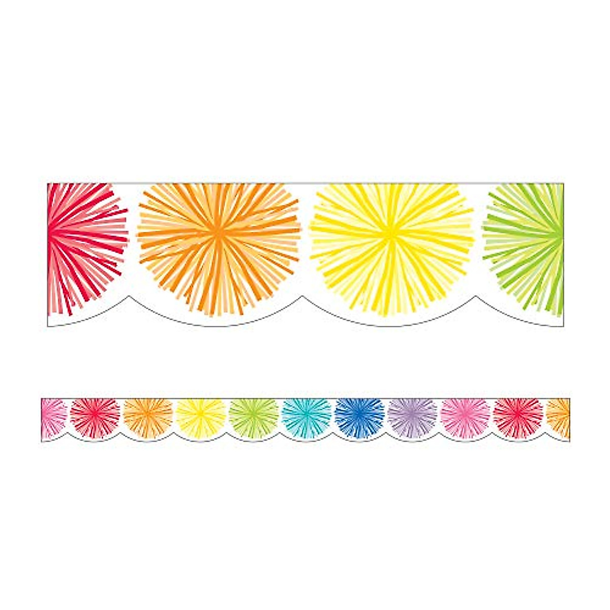 Schoolgirl Style Hello Sunshine Rainbow Bulletin Borders - 39 Feet of ...