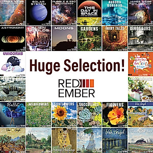 RED EMBER Every Day's An Amazing Holiday 2023 Hangable Monthly Wall Calendar | 12" x 24" Open | Kids Fun Funny | Perfect for Schools Teachers Classrooms | Big Grid Planners for Office