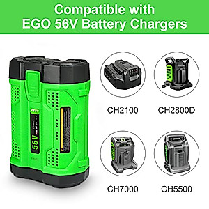 56V 3.0Ah Lithium Ion Battery Replacement for EGO Batteries BA2800T BA4200T BA1400T Compatible with ST1502LB CS1604 LB4800 LB6504 LB5804 HT2400 56V Power Tools