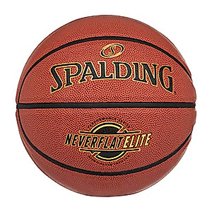 Spalding NeverFlat Elite Indoor-Outdorr Basketball 29.5"