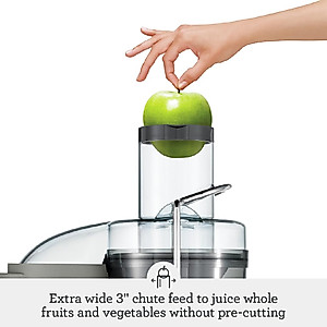 Breville Juice Fountain Elite Juicer, Brushed Stainless Steel, 800JEXL