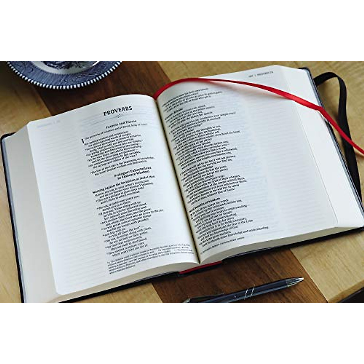 NIV, Journal the Word Bible (Perfect for Note-Taking), Hardcover, Black, Red Letter, Comfort Print: Reflect, Take Notes, or Create Art Next to Your Favorite Verses