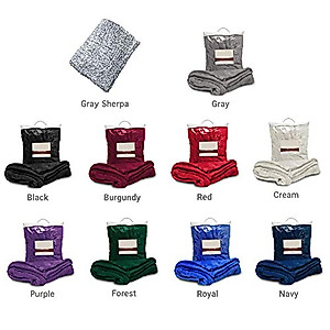 Go Greek Chic Customized Delta Gamma Embroidered Throw Blanket