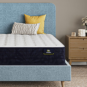 Serta Classic Clarks Hill Elite 2.0, Medium 13.5" Twin XL Mattress, Zoned Support, Cooling, Breathable and Pressure Relieving - 100 Night Trial, CertiPUR-US Certified