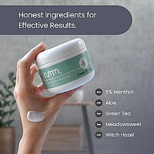 numm. Instant Pain Relief Gel, Cool Freeze, 6% Menthol, Citrus Mint Scent, 8oz, 1 Count