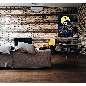 Tim Burton's The Nightmare Before Christmas - Movie Poster (Regular Style - White) (Size: 24 x 36 inches)