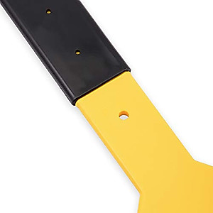 Ehdis 12.6x5 Inch Long Handle Scraper Plastic Water Car Squeegee with Black Rubber Grip Handle for All Types of Window Tint Film, Decals, Wrapping,Cleaning