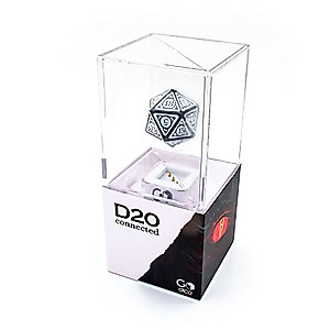 GoDice D20 Connected – The World’s First Connected Polyhedral Dice for Online RPG Play. Connects to Roll20, Foundry VTT, and Discord Platforms. Physical Die, Real-Time Calculations. Cool Tech Inside