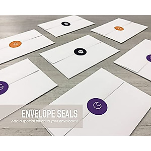 Halloween Greeting Cards Collection with Spooky Stickers - 24 Note Cards with Envelopes & Seals