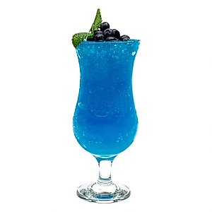 Vikko Hurricane Glasses, Set of 4 Pina Colada Glasses, 13.25 Ounce Cocktails Glasses Set, Durable Dishwasher Safe Party Glass