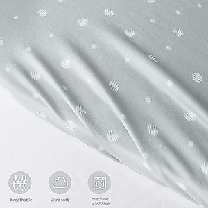 Waterproof Bassinet Mattress Pad Covers and Bassinet Sheets-Fit for Graco Travel Lite Crib, Guava Lotus Bassinet