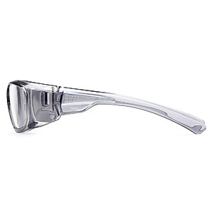 PYRAMEX SG7910D15 Pyramex Emerge Clear Safety Reader Glasses, Scratch-Resistant,Gray Frame