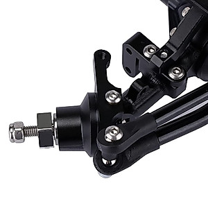 QONIA Metal D90 Front and Rear Axle for 1/10 RC Crawler D90 D110 Gelande II Yota II Axle Upgrade Parts